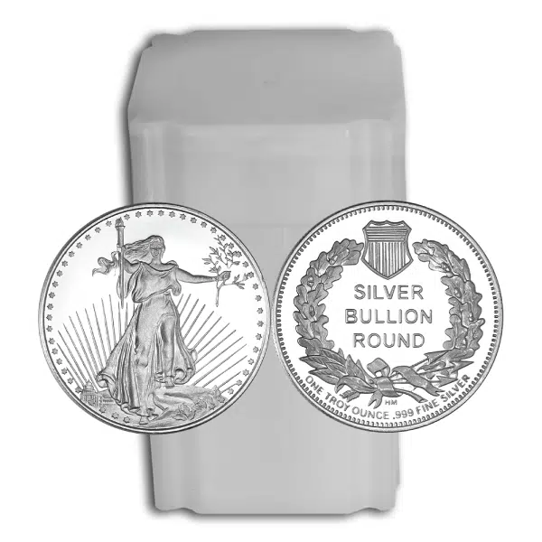 Great Mint Roll (20) 1 oz St Gauden Rounds | US BULLION ESTATE